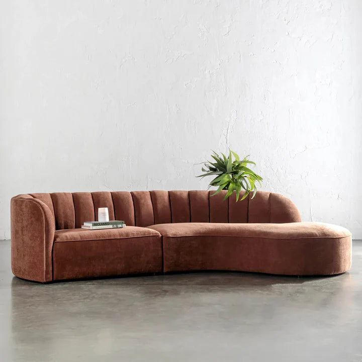 Eleganza Curve Sectional Sofa – Custom Sofas in Bangalore | The Maple ...