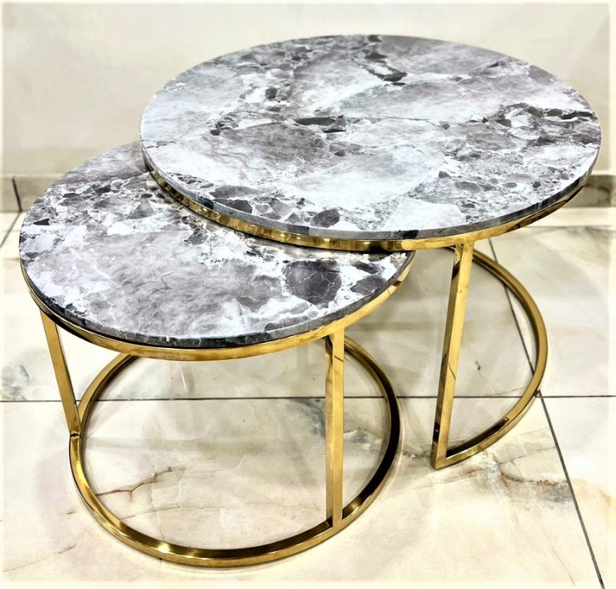 Golden Nesting Center table TMT ( 01 ) – The Maple Tree